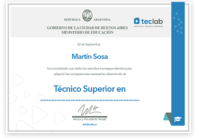 Tecnicaturas 100% Online | Inscripciones abiertas | Teclab
